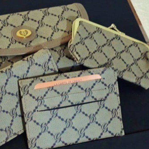 WALLET MADE IN FRANCE | Bags | Vintage French Bag Wallet Set Money ...